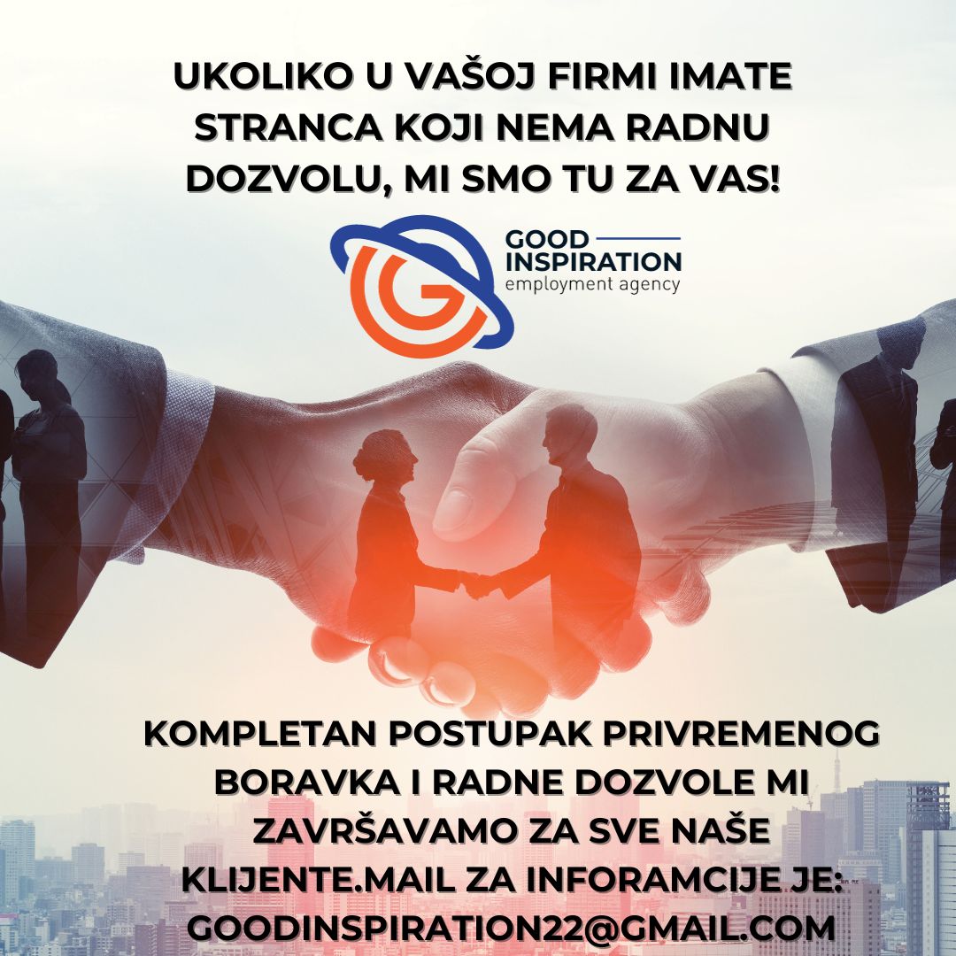 ZAPOŠLJAVANJE STRANACA – AGENCIJA ZA PRIVREMENO ZAPOŠLJAVANJE